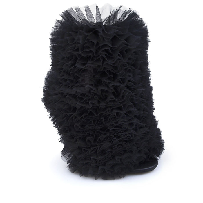 Halldale White Fuzzy Bootie | Privileged Shoes