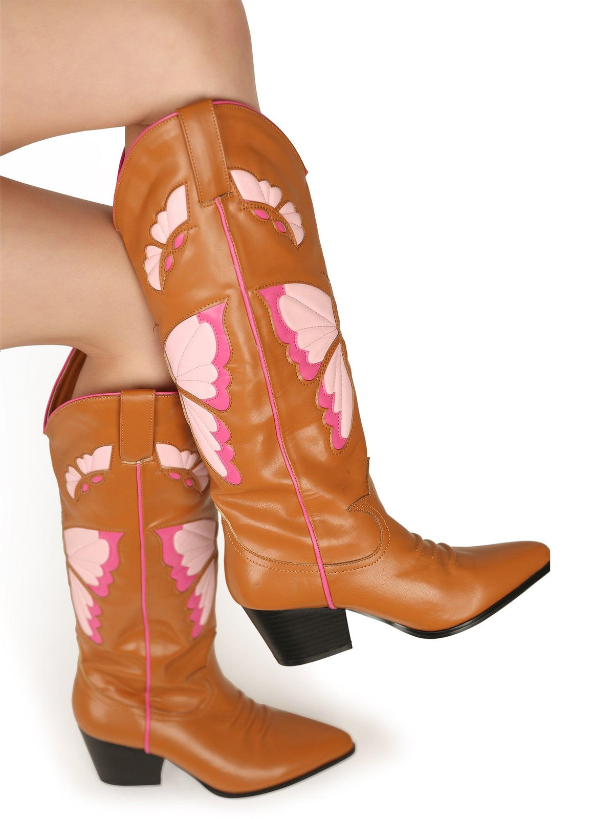 Mallow Black Vegan Leather Boot | Privileged Shoes