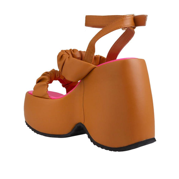 Egey Pink Platform Heels | Privileged Shoes