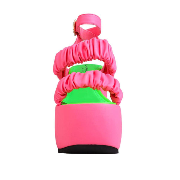 Egey Pink Platform Heels | Privileged Shoes