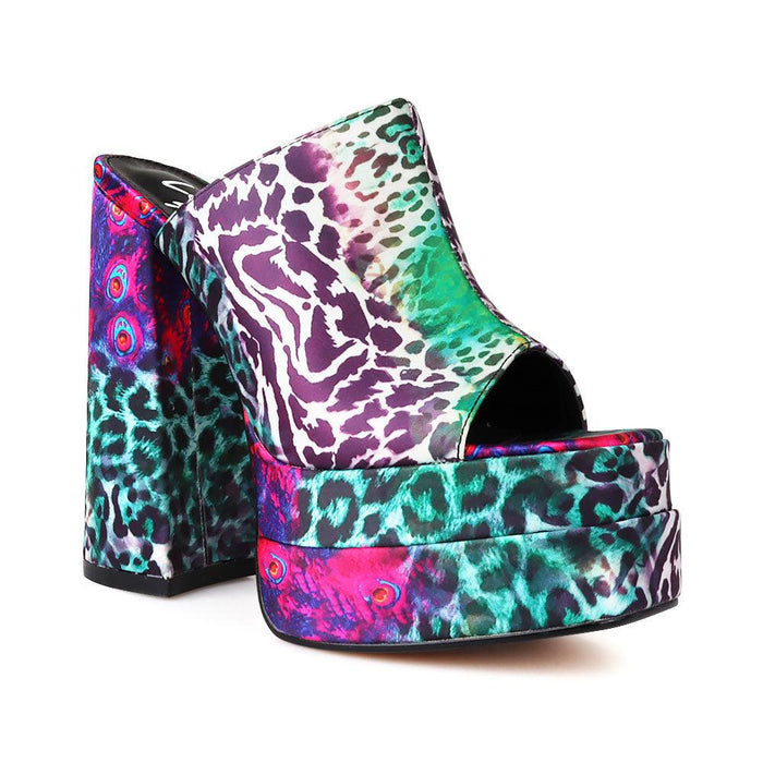 Jayra Platform Sandal - Bold Colors | Privileged Shoes