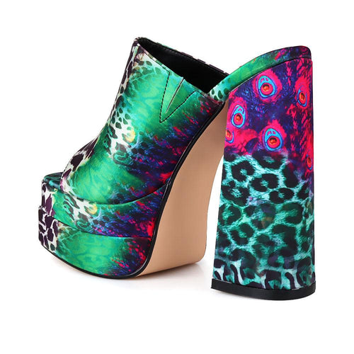 Jayra Platform Sandal - Bold Colors | Privileged Shoes