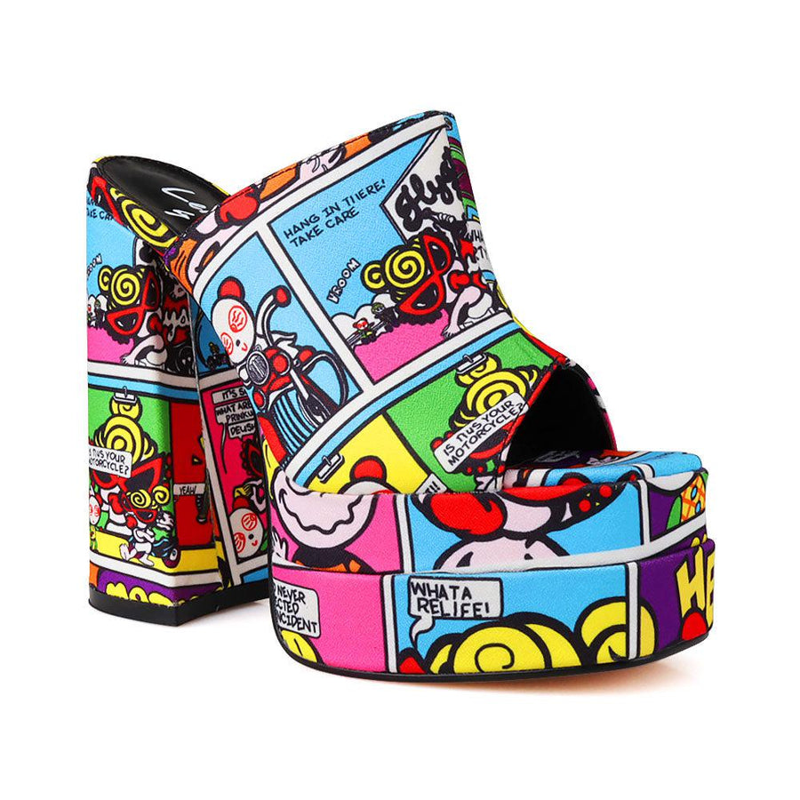 Jayra Platform Sandal - Bold Colors | Privileged Shoes