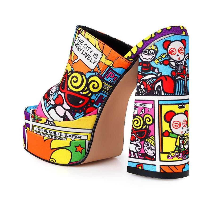 Comfortable Fancy Women Platform Sandals - Jayra by Privileged Shoes Ltd